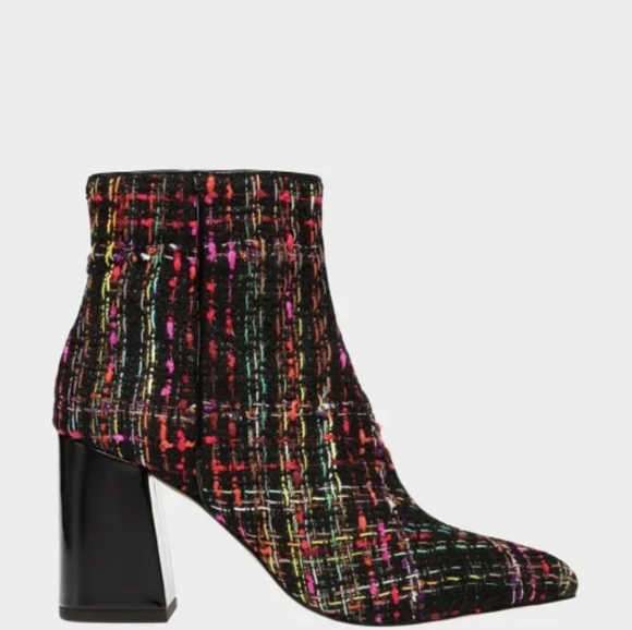 Betsey Johnson | Shoes | Cait Black Multi Boots | Poshmark